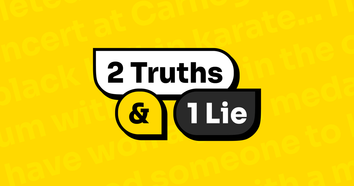 2 Truths 1 Lie: Spot the lies – App for iPhone & Android