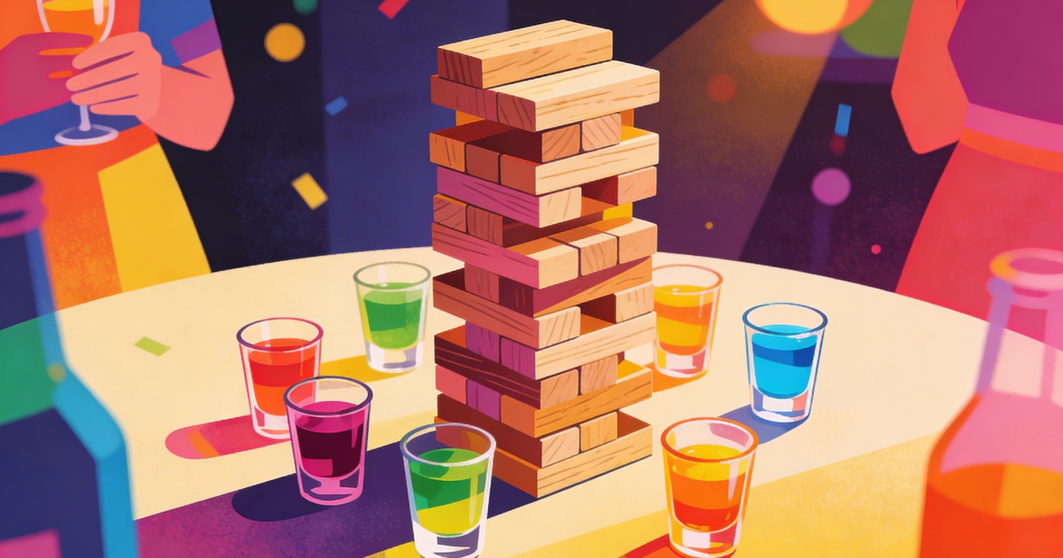 Drunk Jenga: The Complete Drinking Game Guide