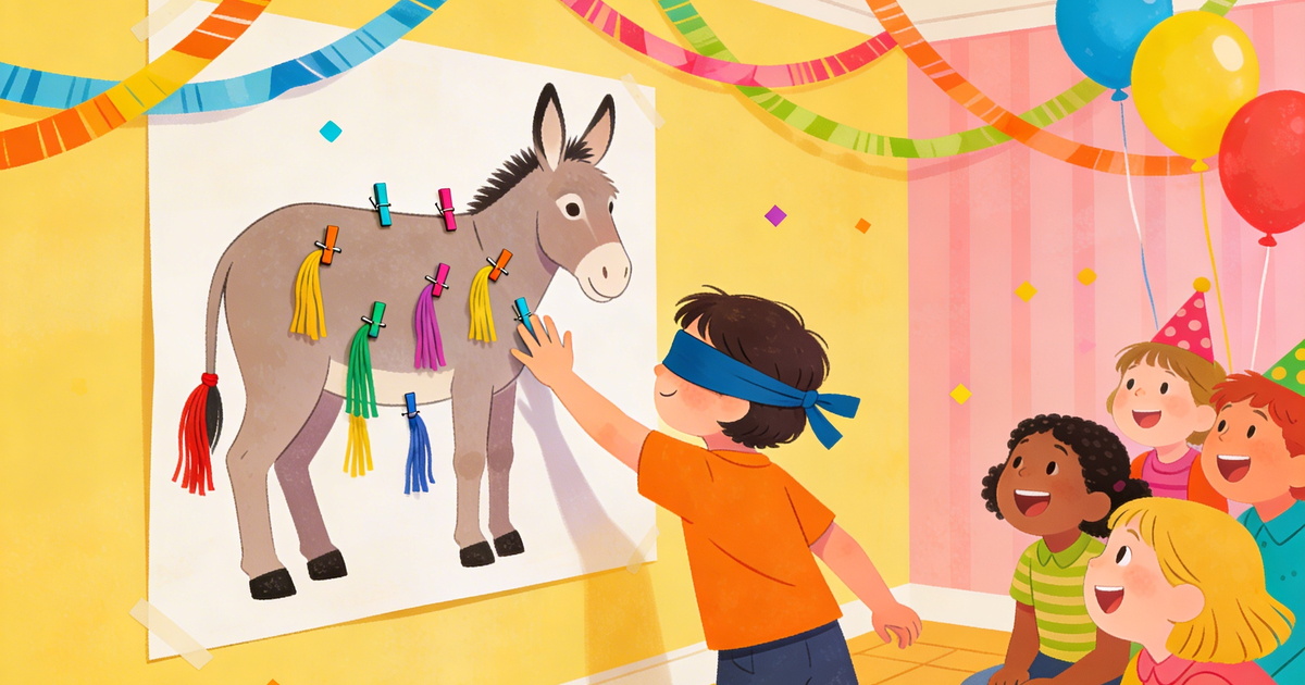 Pin the Tail on the Donkey Game: Rules, Setup & Fun Variations