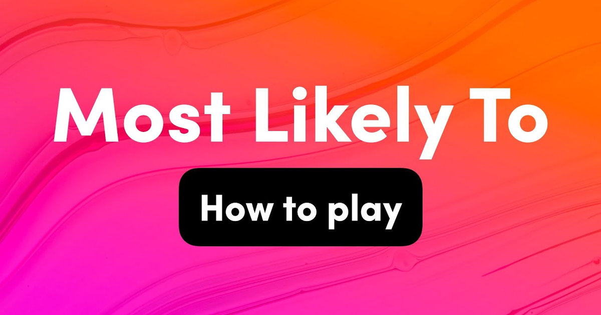 How to play Most Likely To + Questions (Interactive Party Game)