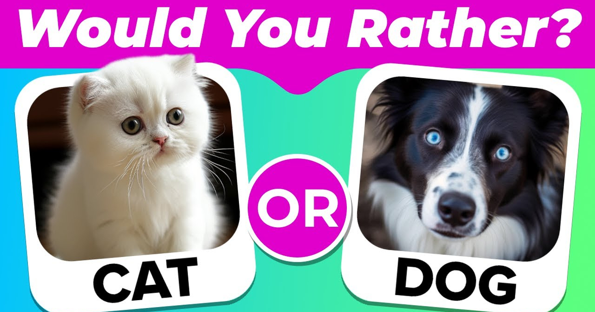 🐶🐱 Would You Rather ...? Cute Animal Edition 🐣🐬