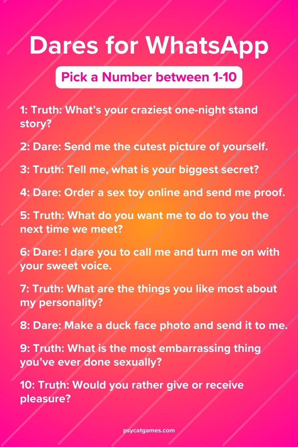 169 Wild And Challenging Dares To Play In WhatsApp 169 Wild And Challenging Dares To Play In WhatsApp