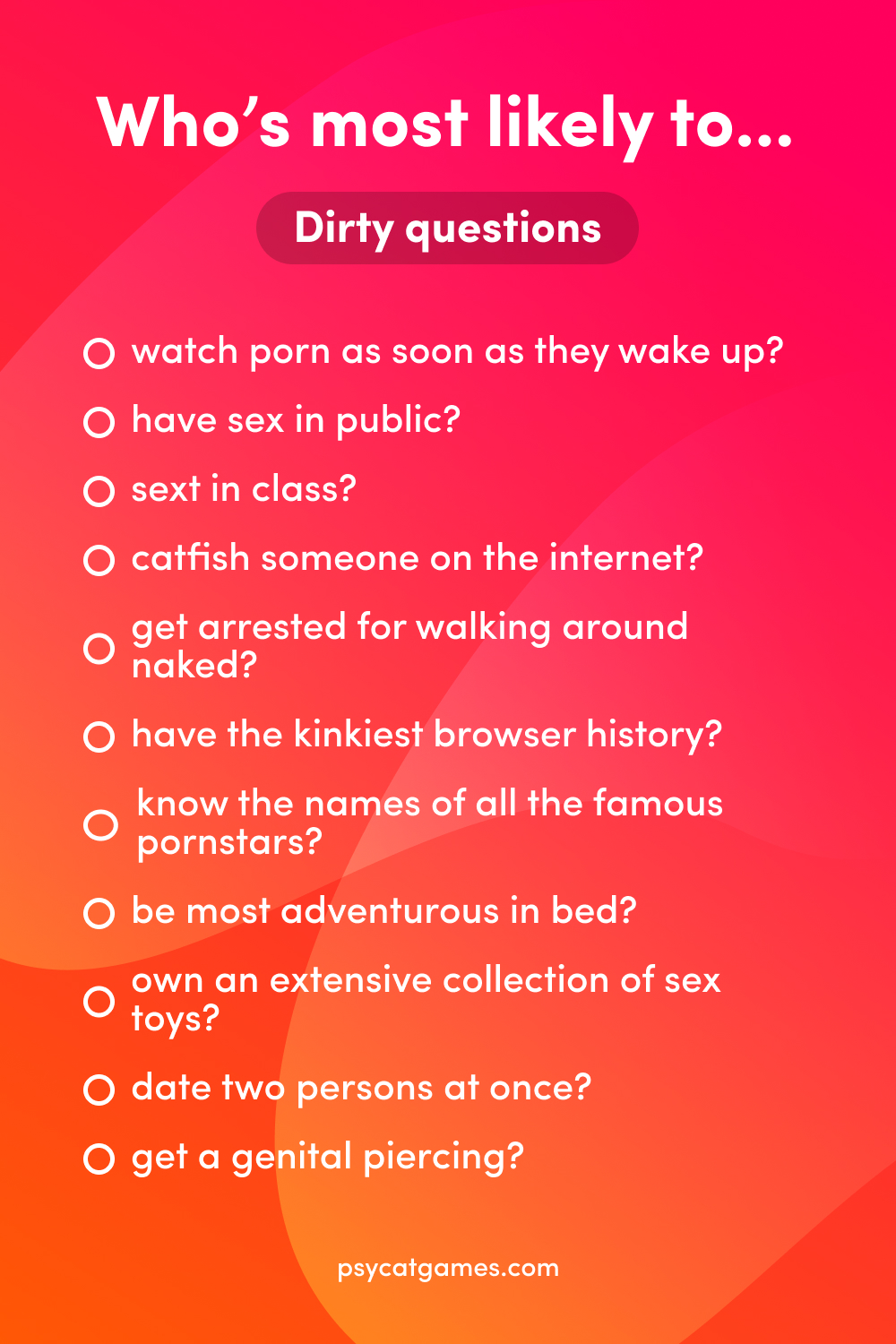Unveiling The Fun Who s Most Likely To Dirty Questions Unveiling The Fun Who s Most Likely To Dirty Questions
