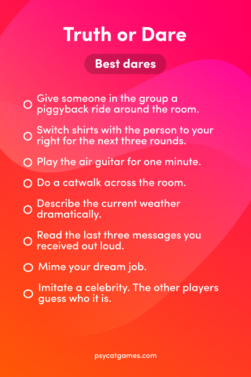 Top 100 Dares At Quyen Elliott Blog
